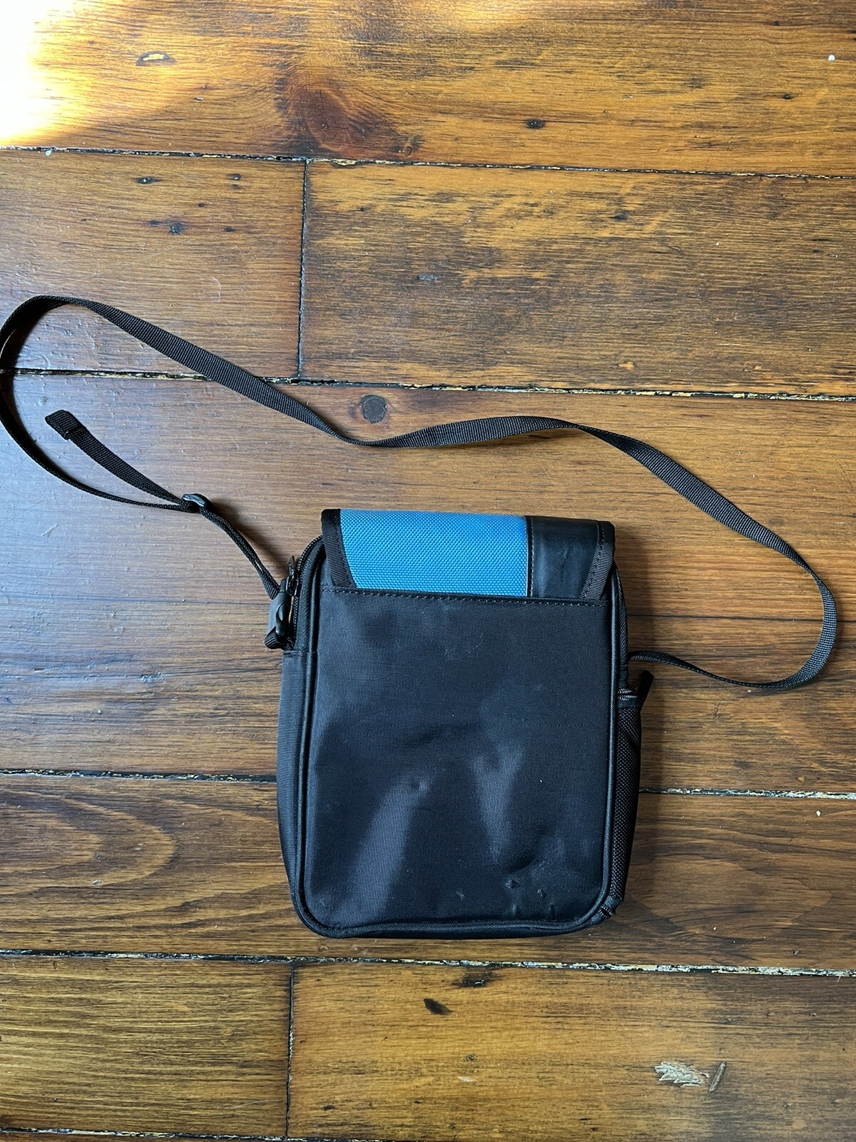 Nintendo DS Carrying Case Bag Blue Black Embroidered Mario Nylon Travel ...