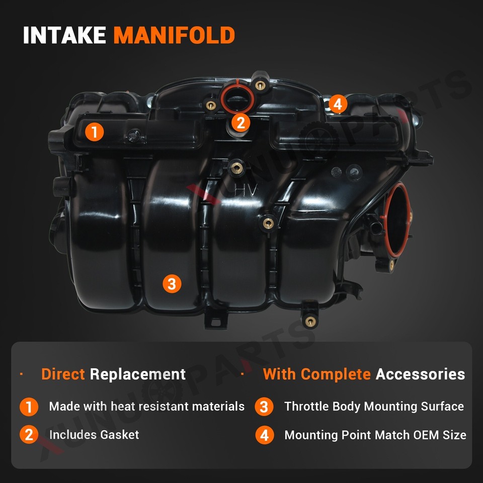 Intake Manifold for 2019-2023 Toyota RAV4 Camry Avalon Highlander 2.5L ...