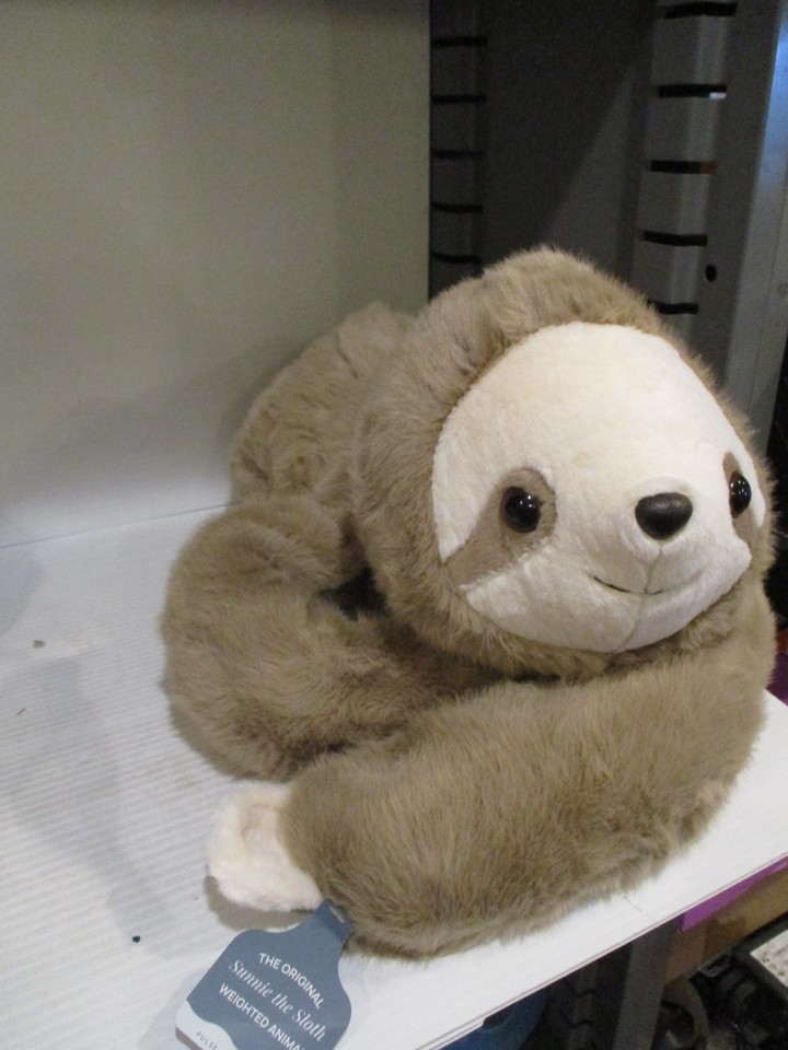 Pulse of Potential Sunnie The Sloth Weighted Animal Soft Toy Plush | eBay