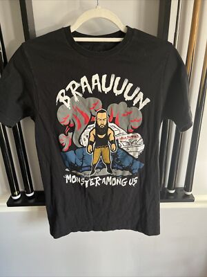 Braun Strowman Authentic WWE Shop T-Shirt Monster Among Us | eBay