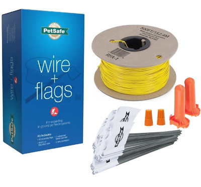 PetSafe Fence Wire and Flag Kit 500ft Wire 50 Boundary Flags For In ...