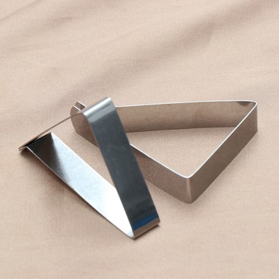 6 Pcs Triangle Tablecloth Holders Clips Clamps Triangular Big Mouth ...