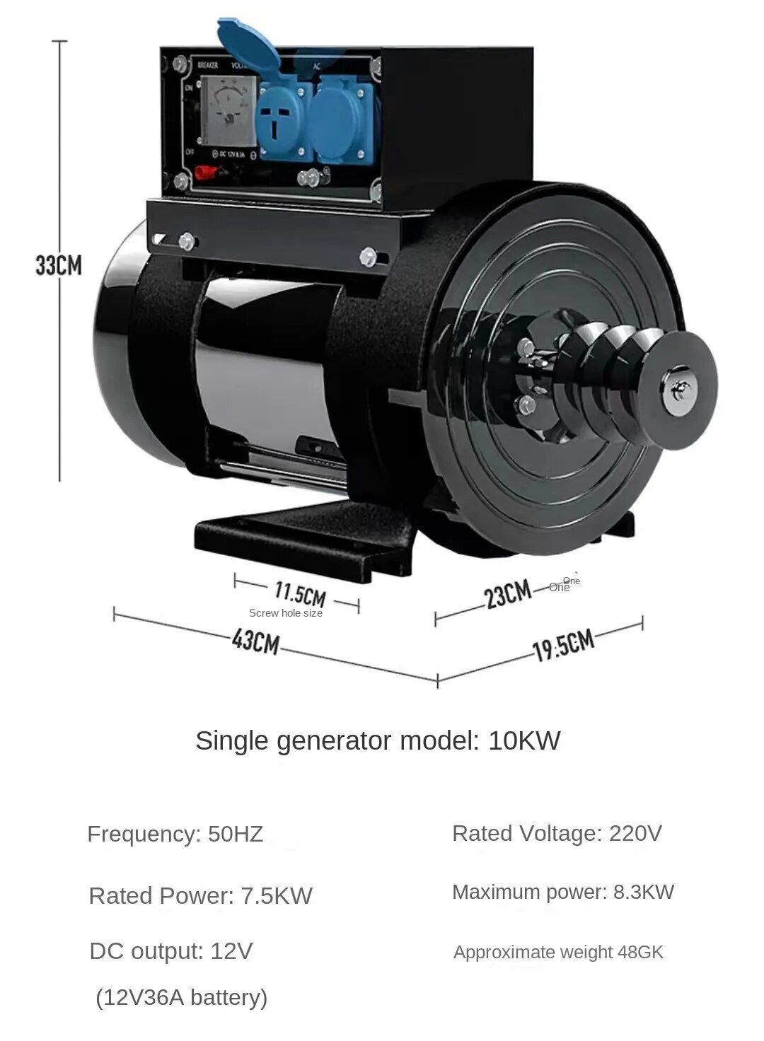 3KW/5KW /6KW/8KW/10KWSmall Diesel Generator Set | eBay