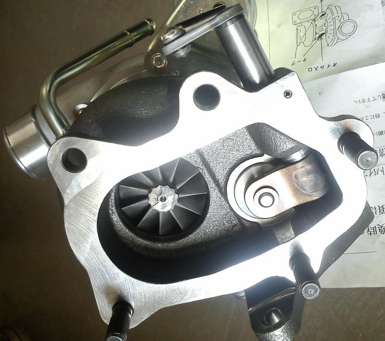real Subaru VF48 TURBO +BILLET UPGRADE IHI Turbocharger vf43 VF39 WRX ...