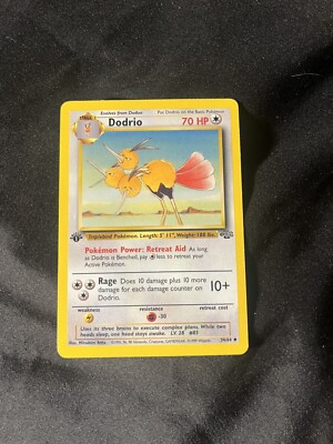 Pokémon TCG Dodrio Jungle 34/64 Regular 1st Edition Uncommon | eBay