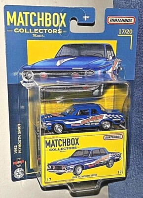 MATCHBOX 2022 MATCHBOX COLLECTORS BLUE 1962 PLYMOUTH SAVOY #17/20 W/BOX ...