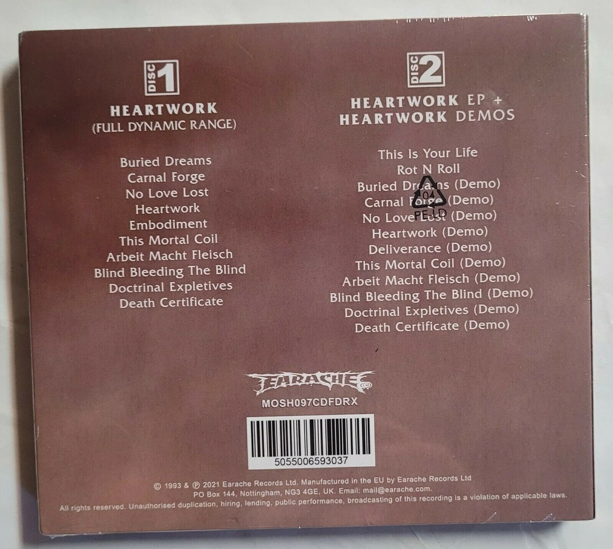 Carcass Heartwork Ep