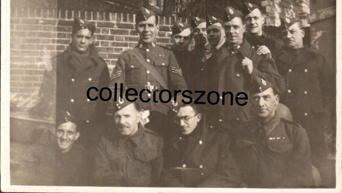 WW2 RAMC Royal Army Medical Corps soldiers Group Real Photo postcard ...