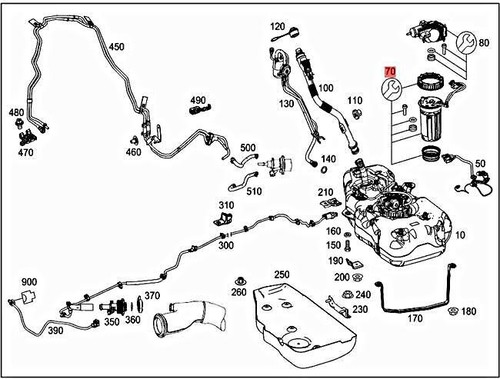 Genuine MERCEDES Gle W166 SUV Repair kit Rs preheater 1664710775 | eBay