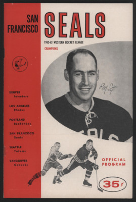 1963-64 San Francisco SEALS vs Denver INVADERS WHL Program | eBay
