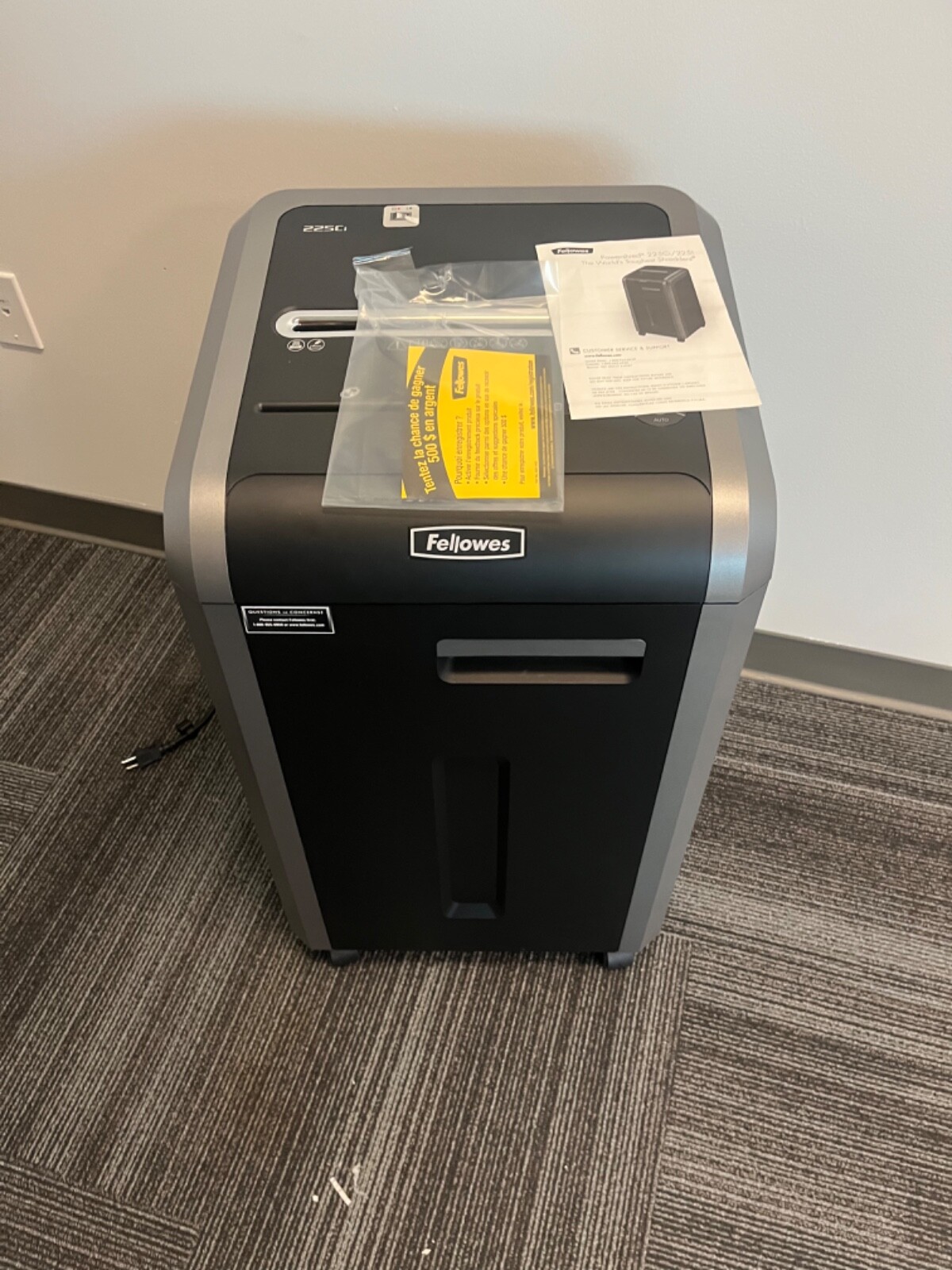 Fellowes PowerShred C-225CI Paper Shredder 3825001 New 88020802927 | eBay