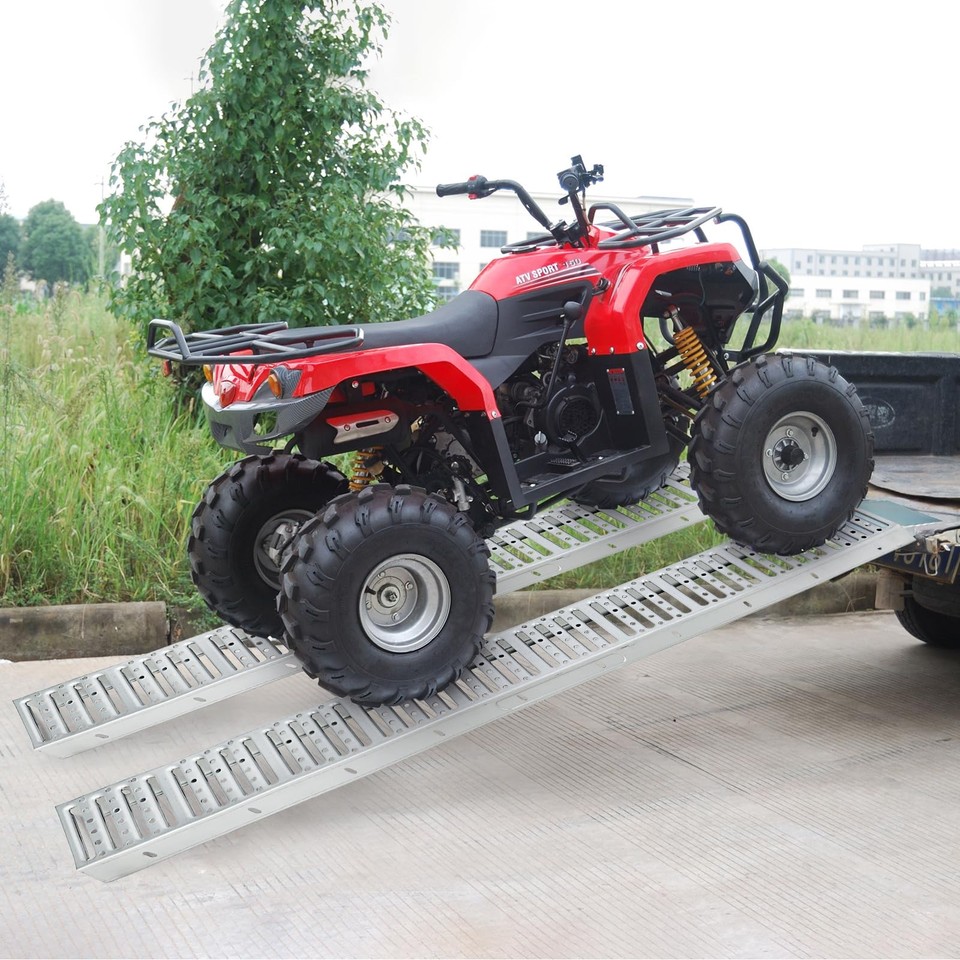 Loading Ramp 72"x9" Steel Truck Ramp ,1500Lbs Capacity for ATV/UTV ...