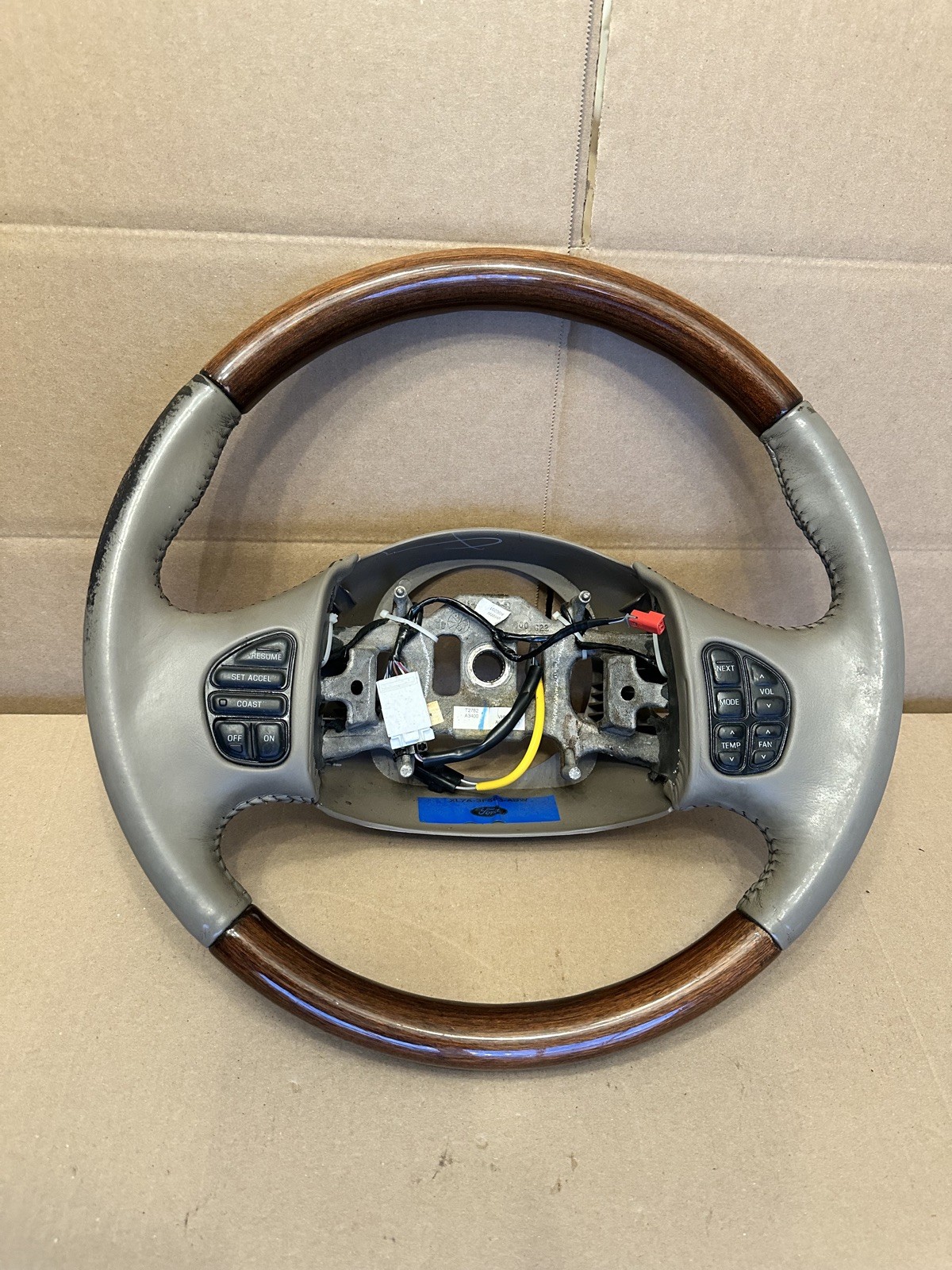 98-02 Lincoln Navigator F250 F350 Excursion Steering Wheel TAN OEM | eBay