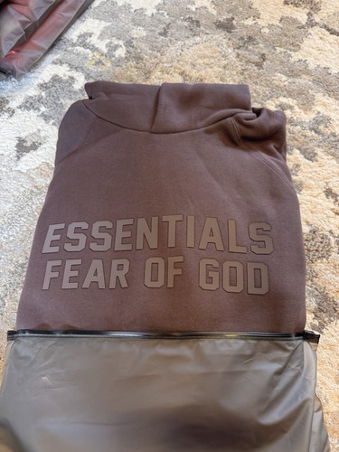 Size M BRAND NEW Fear of God Essentials Plum Hoodie 100% Authentic ...