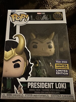 FUNKO POP! 1066 PRESIDENT LOKI VINYL FIGURE WINTER CONVENTION LMTD ED ...
