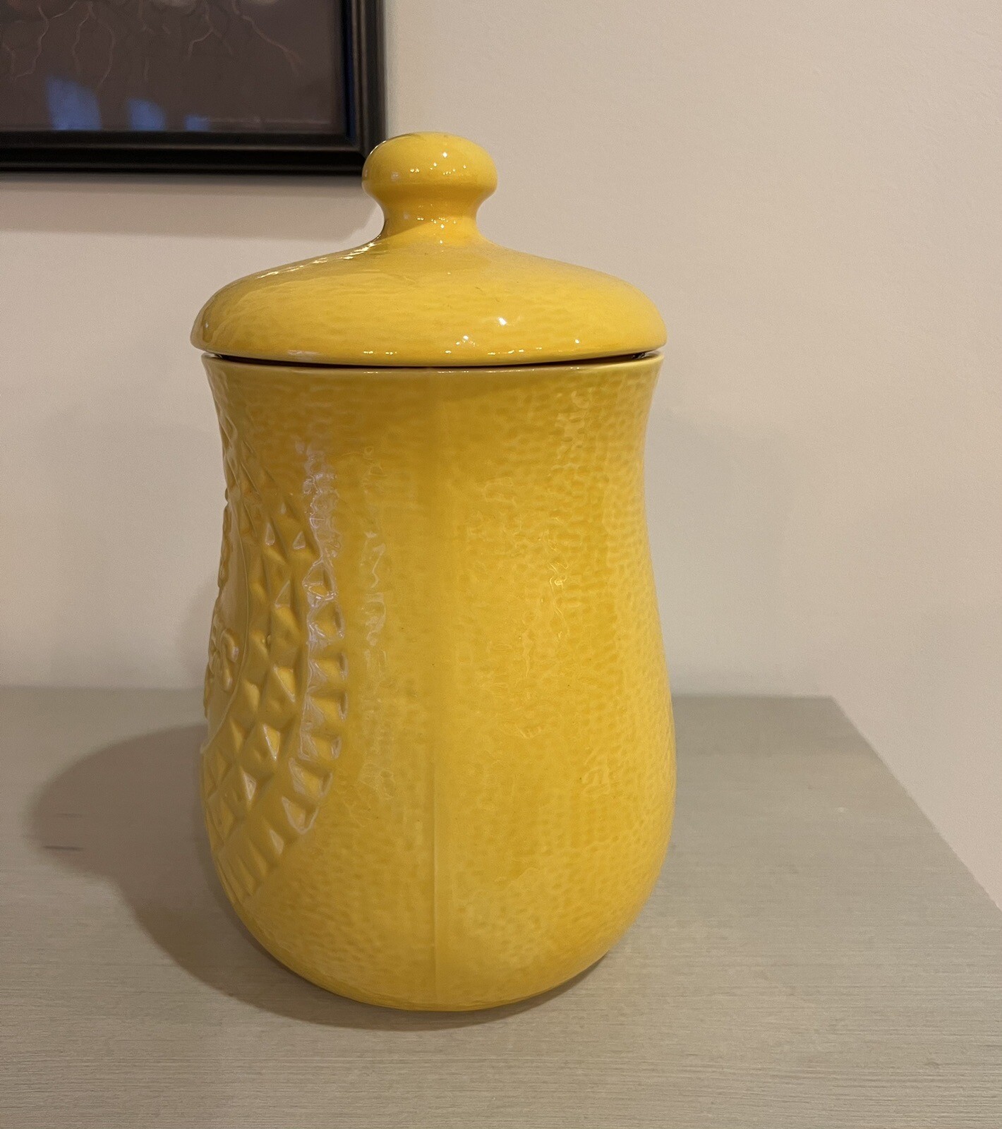 Vintage McCoy Yellow Large Cookie Jar #260 Made in the USA | eBay