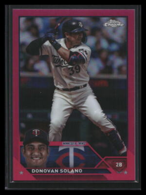 2023 Topps Chrome Update Donovan Solano Magenta #/399 | eBay