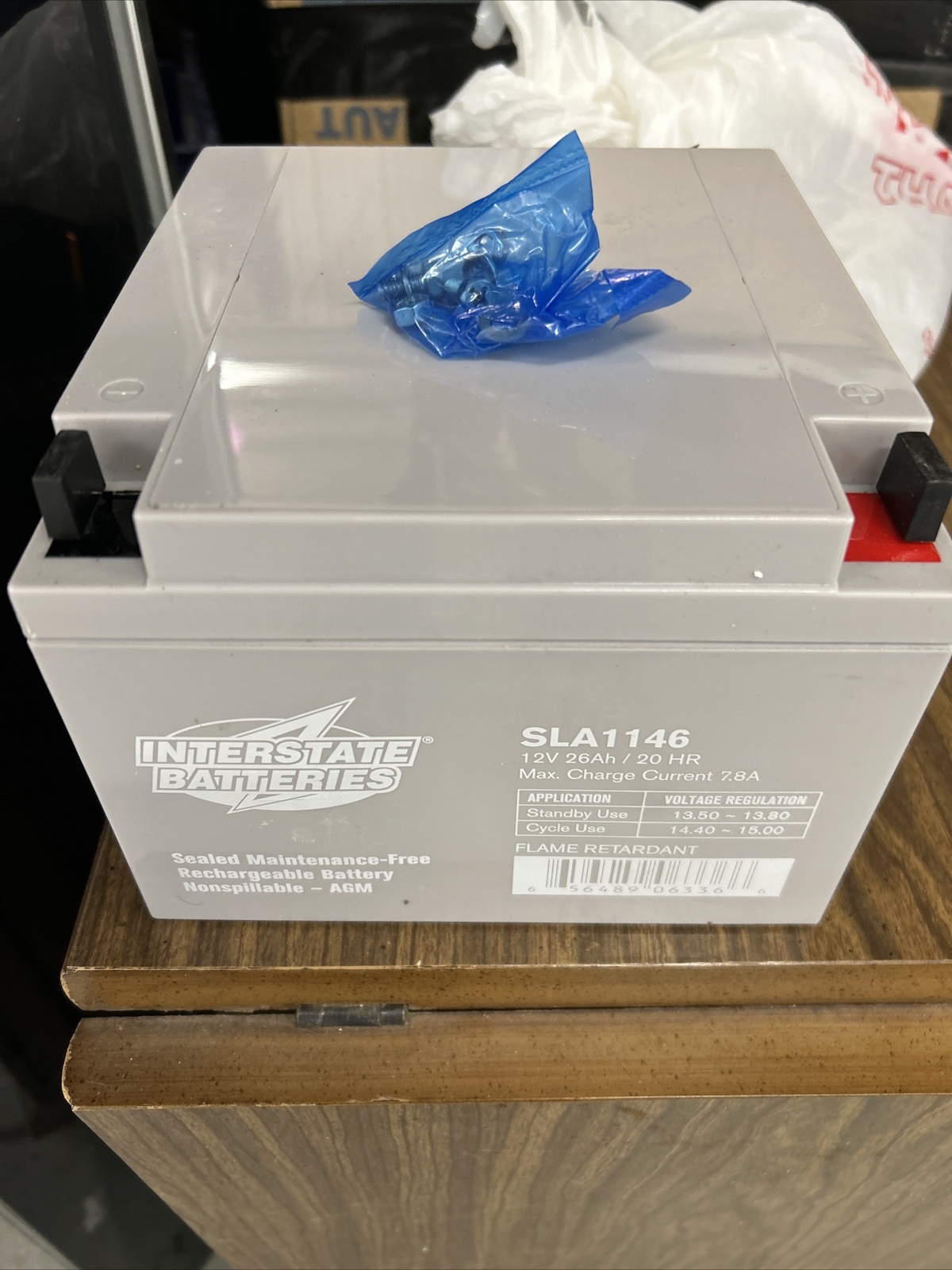 Interstate Batteries 12V 26Ah Flame Retardant Battery (SLA1146) Sealed ...