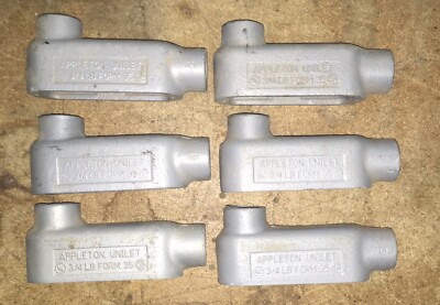 Appleton Unilet Conduit Outlet Body Grey Type LB Malleable Iron 3/4 ...