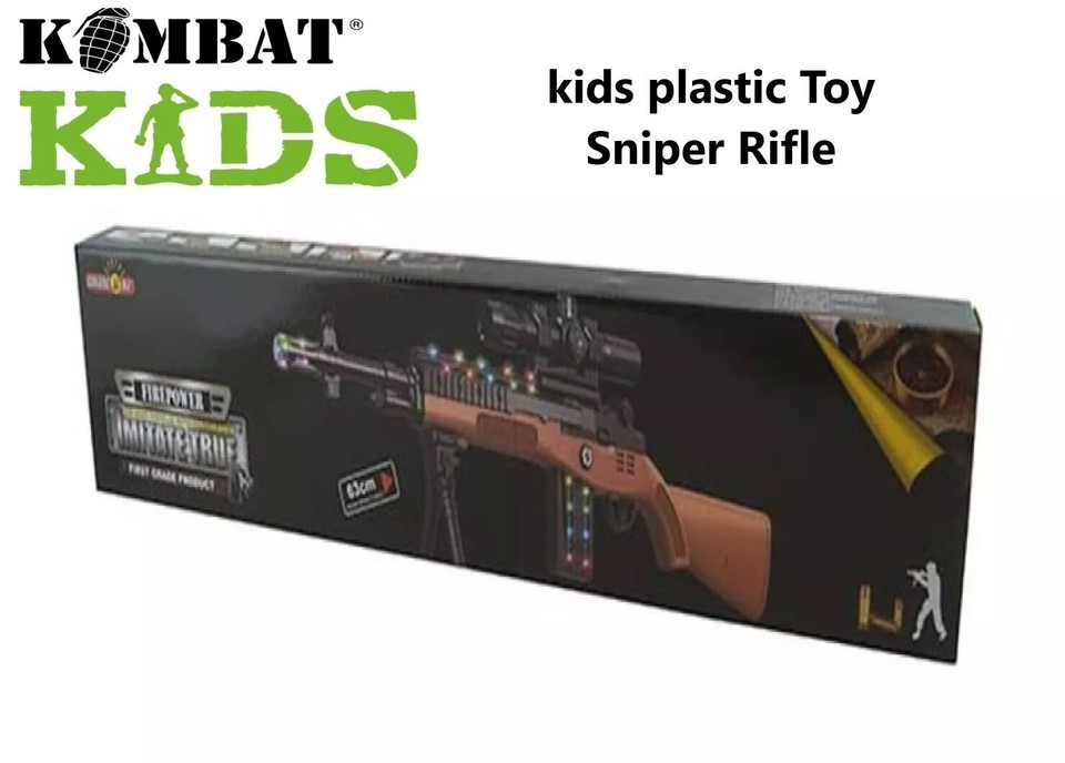 Kombat UK Children's Role Play Toy Sniper Rifle (831B) Kids Army Role ...