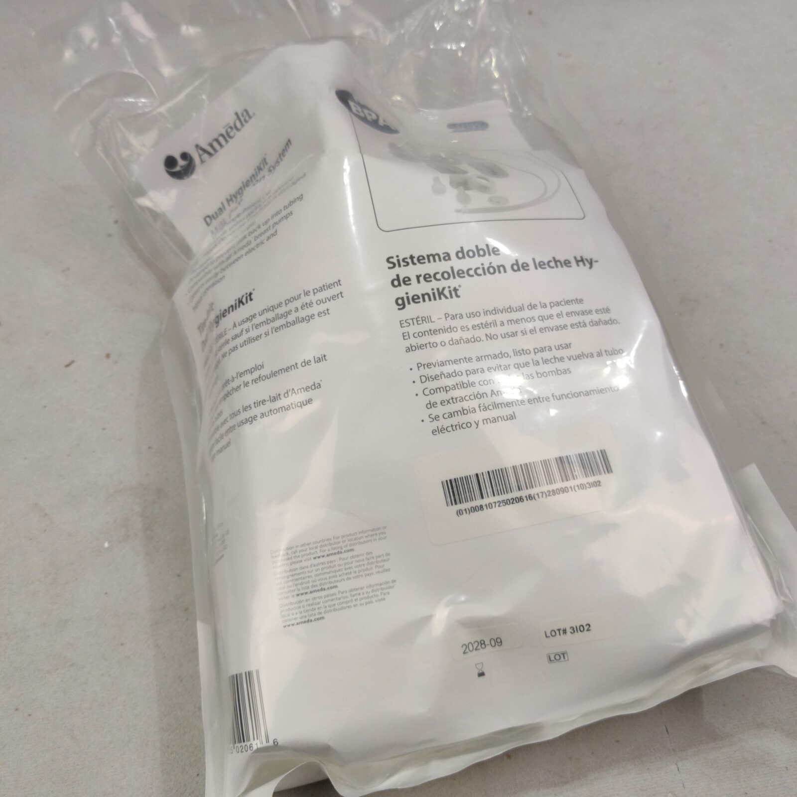 Ameda 17155 Dual HygieniKit Milk Connection System Exp 2023 for sale ...