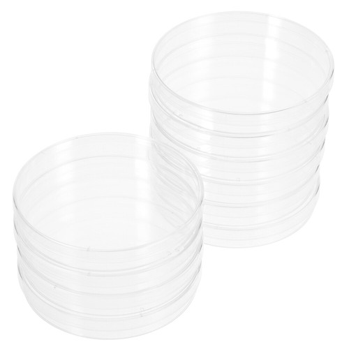10 Pcs Petri Dish Plates for Laboratory Use Clear Science Dishes | eBay