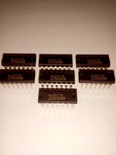 Lot of 7* Texas Instruments SN74LS08N Quad 2-Input AND Gates NOS NEW ...