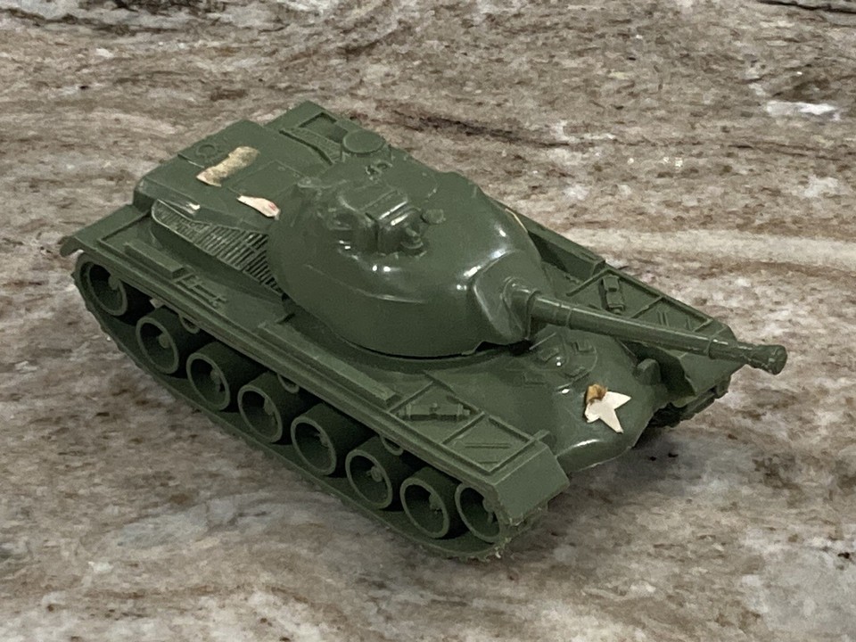 TIM-MEE Toys Plastic Toy Korean War Era U.S. Army M48 Patton Tank | eBay