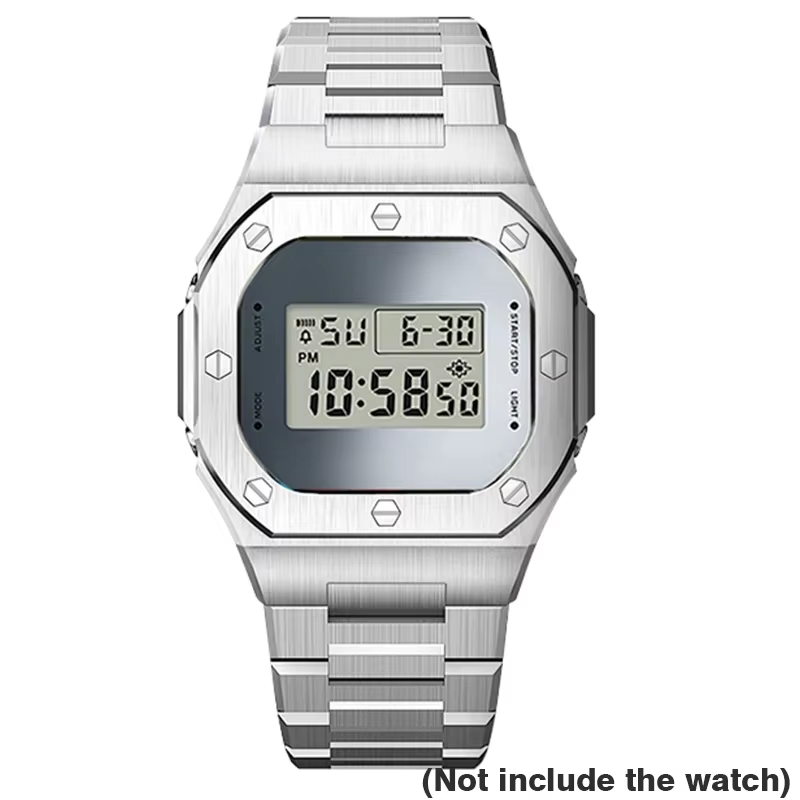 Casioak Metal Bezel Strap for DW5600 5610 Modification Mod Kit ...