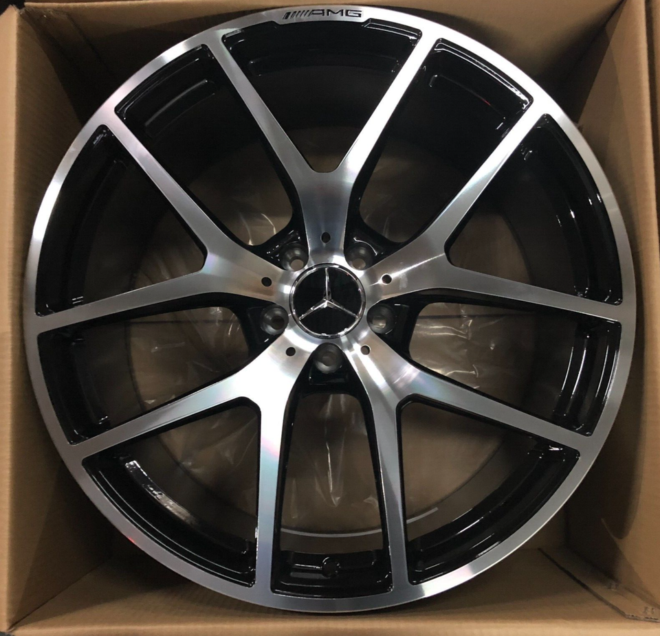 21 AMG OEM POLISHED FACTORY WHEELS RIMS MERCEDES BENZ G53 G G55 G500 ...