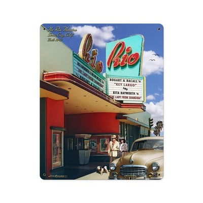 Vintage Style Metal Sign Rio Theatre 12x15 | eBay