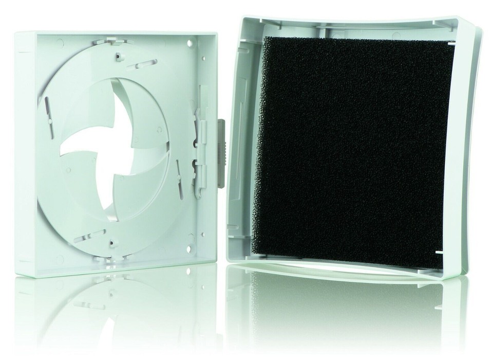 Fantronix Condensation Damp Control Passive Wall Intake Vent Grille Kit ...