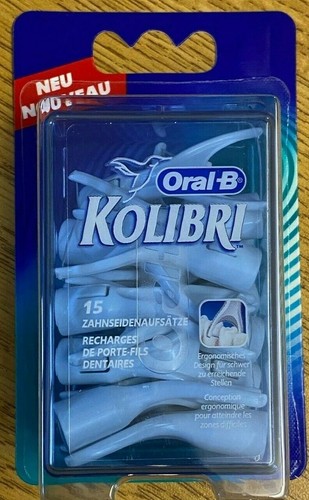 Pack of 15 Oral B Hummingbird (Kolibri) Flosser Head Refills NEW | eBay