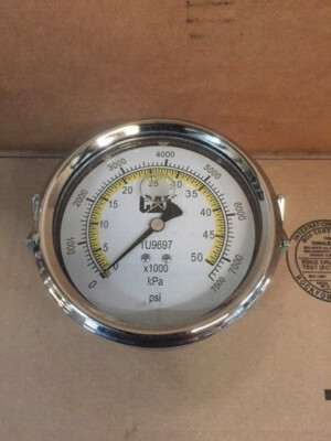 CATERPILLAR PRESSURE GAUGE 1U9697 (NEW) | eBay