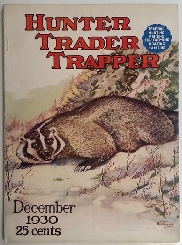 Hunter Trader Trapper Magazine-December 1930-Remington HTT Bullet Knife ...