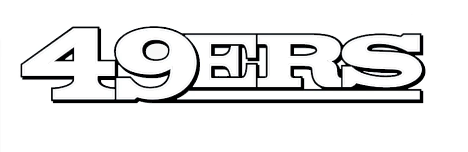 Nfl Logos Coloring Pages 49ers