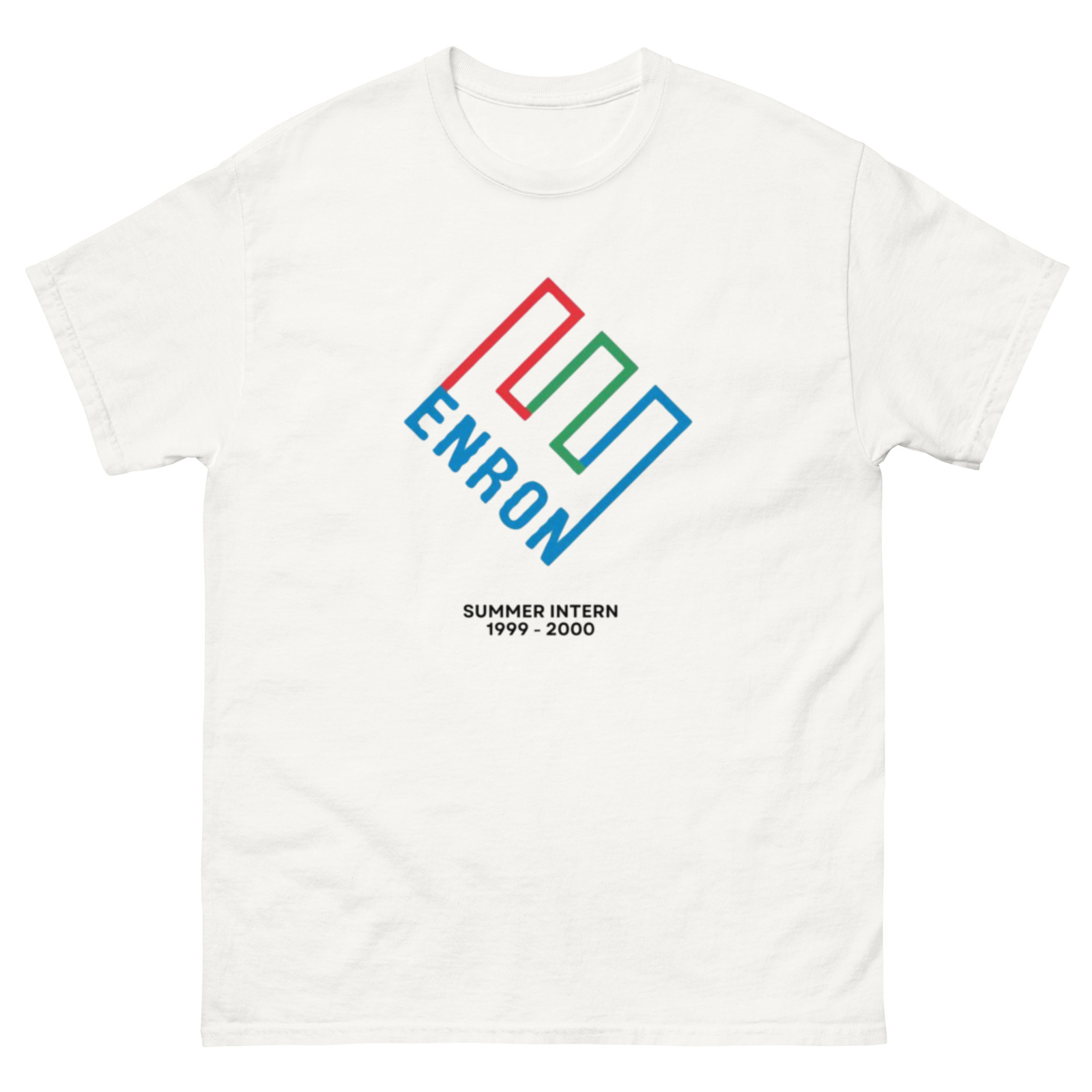 Throwback Style with an Edge: The Enron T-Shirt! Summer Intern | eBay