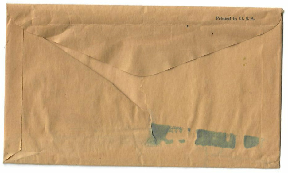 RAILROAD GREAT NORTHERN G.N.Ry. R.R.B. MAILING ENVELOPE w/ LOGO Form ...