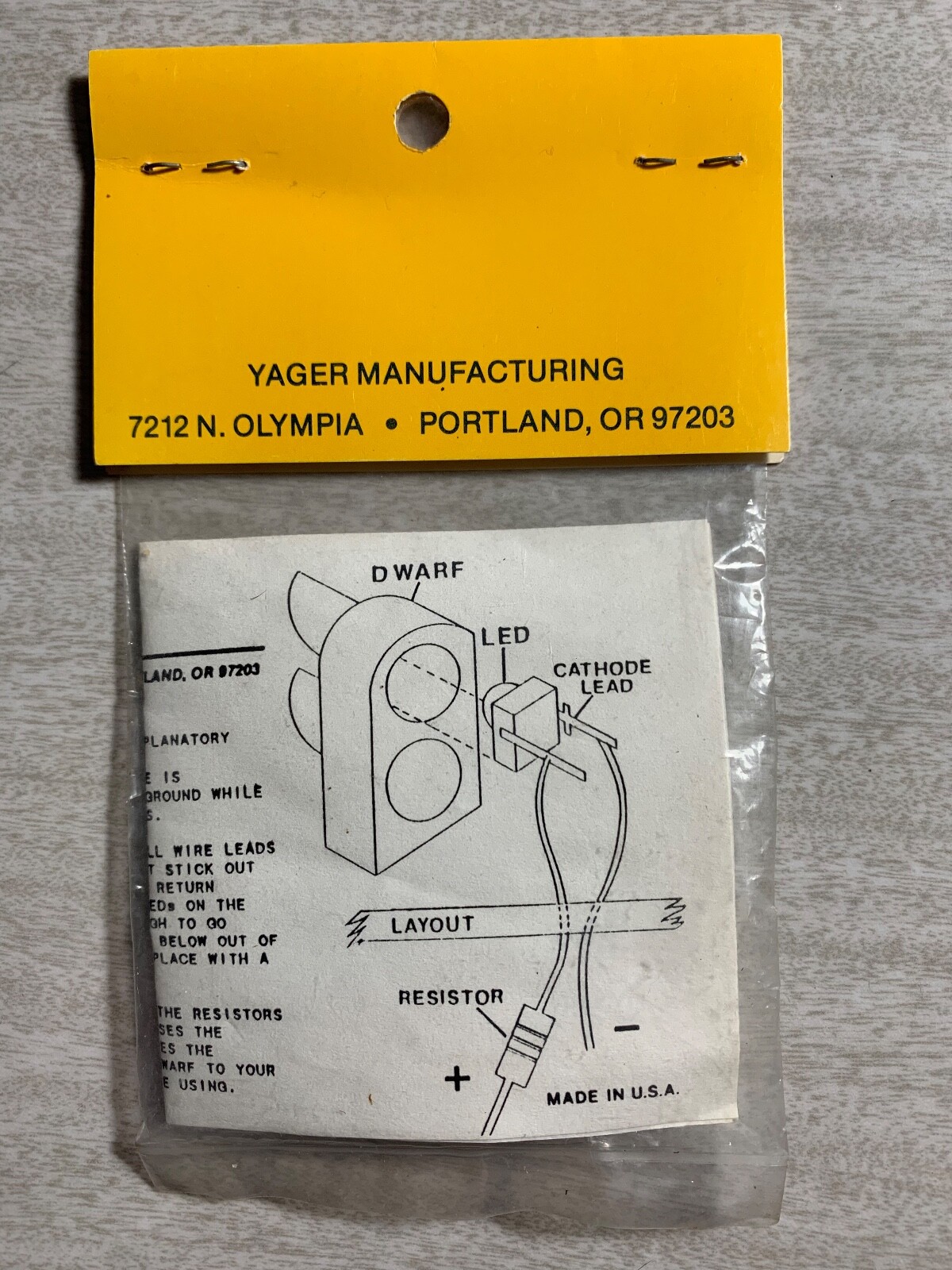 HO Scale Oregon Rail Supply #123 2 Light Dwarf Signal Kit With LEDS | eBay