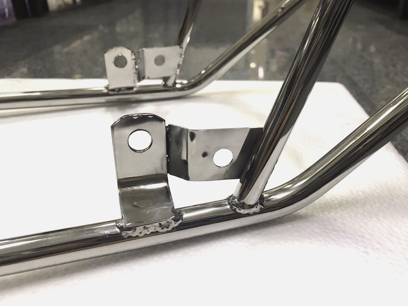 Suzuki TC120 TC120R T90 T125 T125R Rear Sub Carrier Stainless Steel NEW ...