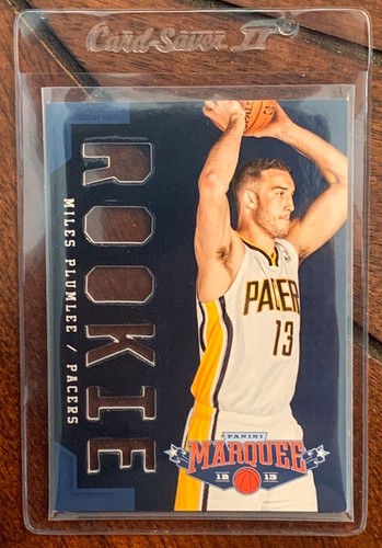 2012-13 Panini Marquee #389 MILES PLUMLEE Rookie RC Pacers 🏀 Basketball ...