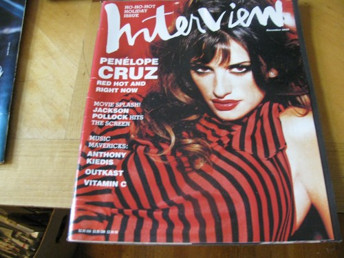 2000 DECEMBER INTERVIEW MAGAZINE PENELOPE CRUZ ON COVER LOWEST PRICE ON ...