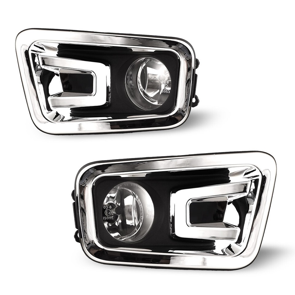 Clear Fog Lights Assembly For 2016-2019 Nissan Titan XD/2017-2019 ...