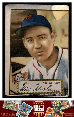 1952 Topps Wes Westrum #75 New York Giants | eBay
