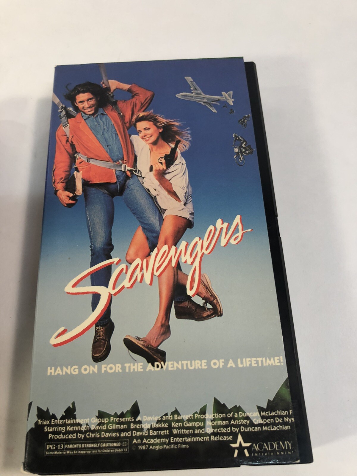 Scavengers VHS Academy 1988 Stunts Kenneth David Gilman Brenda Bakke ...