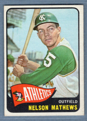 1965 Topps #87 Nelson Mathews VG-EX GO320 | eBay
