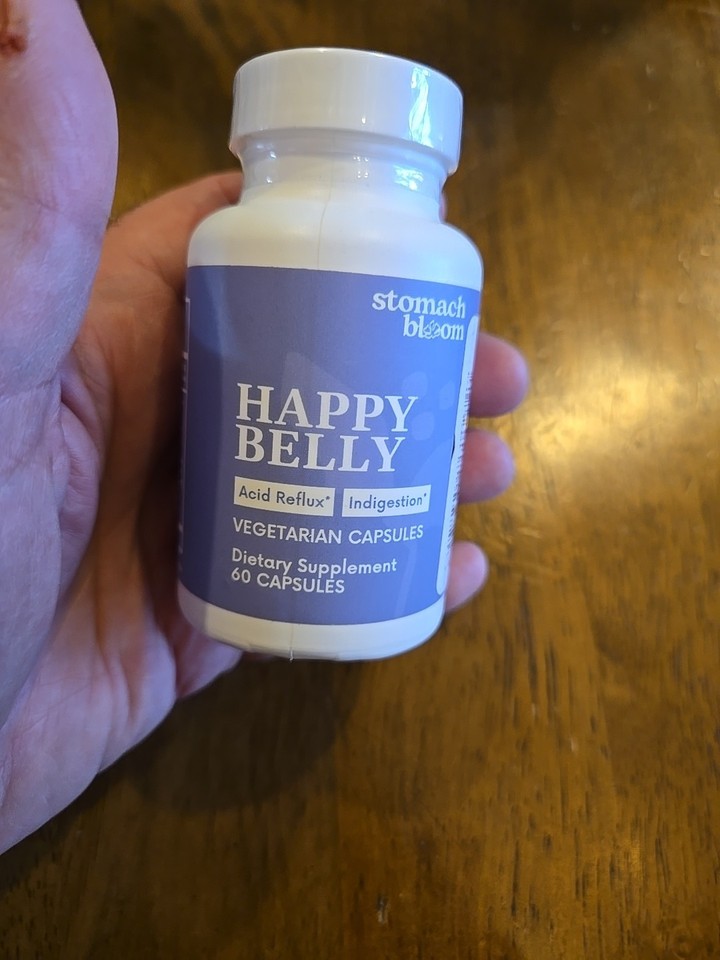 Happy Belly Safe Antacid Alternative for Occasional Acid Reflux w/ 9 ...