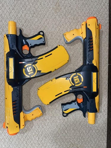 nerf lot - 2x Nerf quick 16 dart tag blasters | eBay