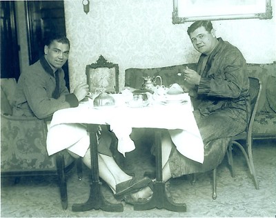 BABE RUTH & JACK DEMPSEY 8X10 PHOTO RED SOX NY YANKEES MLB BASEBALL ...