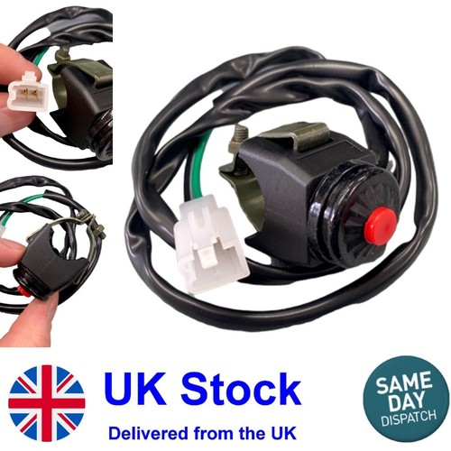 KILLSWITCH BUTTON BIKE ATV MOTOCROSS HORN KTM KAWASAKI HONDA PITBIKE ...